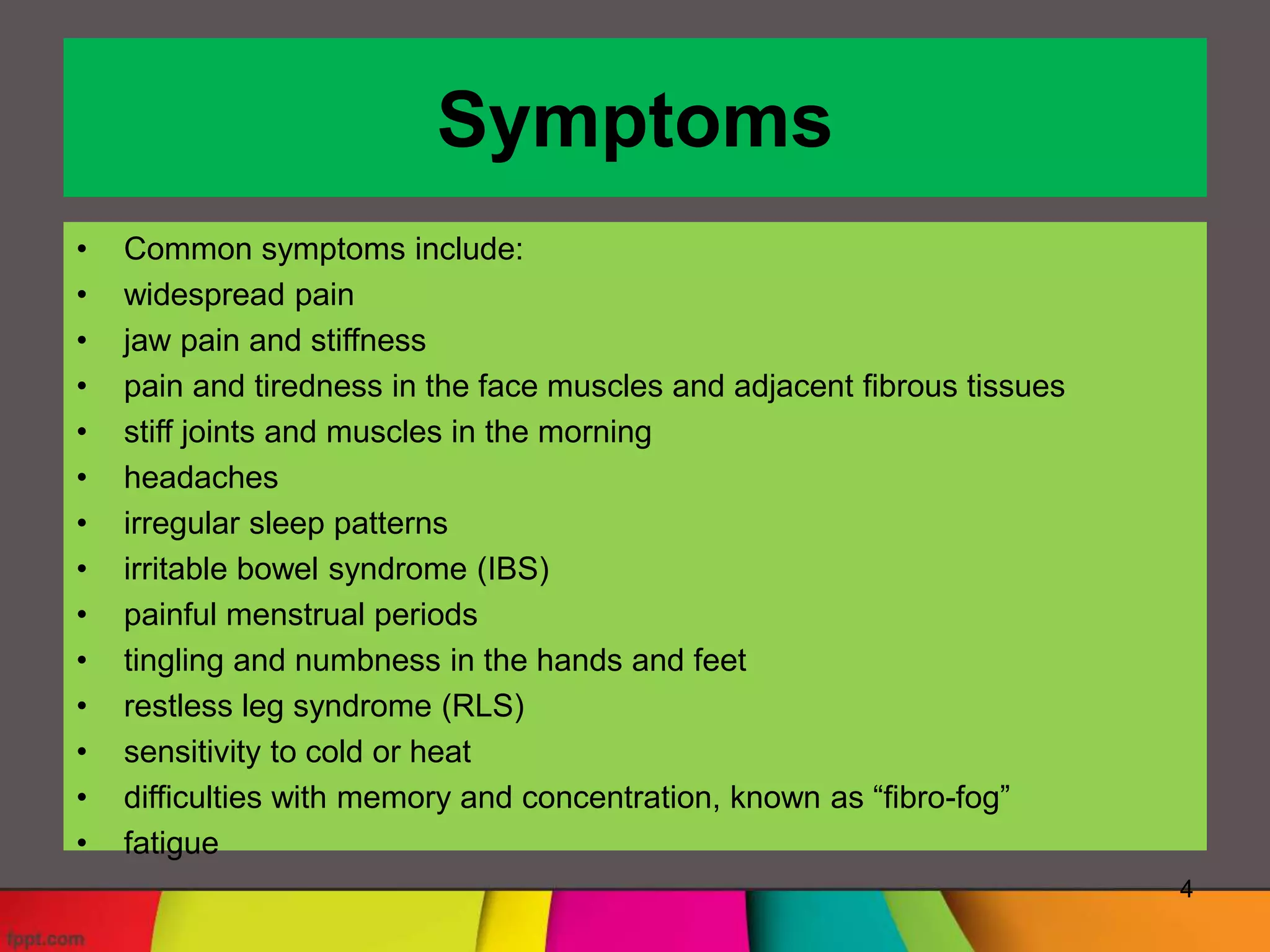 Fibromyalgia | PPT