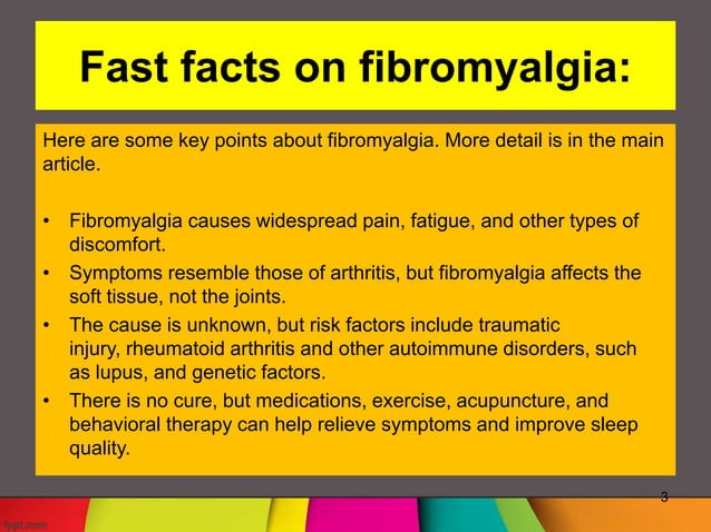 Fibromyalgia | PPT