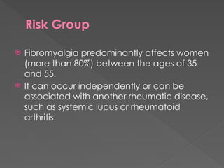 FIBROMYALGIA- Introduction, definition, causes, sign and symptoms ...