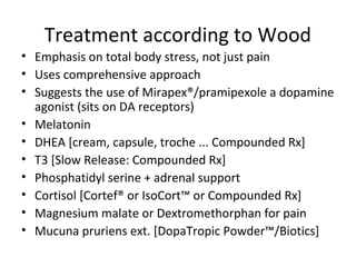 Fibromyalgia & Chronic Fatigue Syndrome | PPT | Thyroid Disorders ...