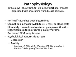 Fibromyalgia & Chronic Fatigue Syndrome | PPT | Thyroid Disorders ...
