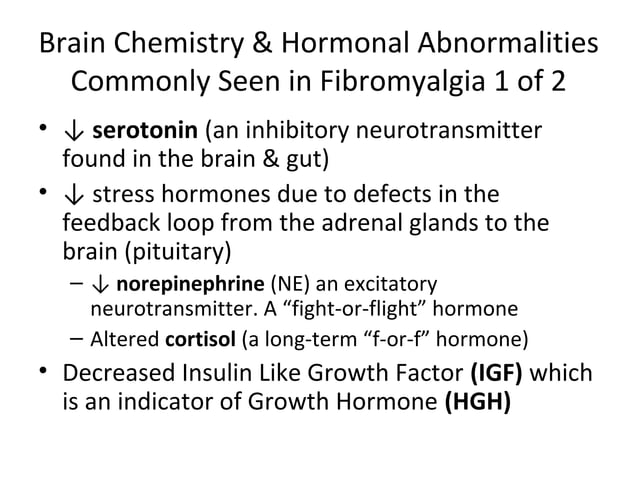 Fibromyalgia & Chronic Fatigue Syndrome | PPT | Thyroid Disorders ...