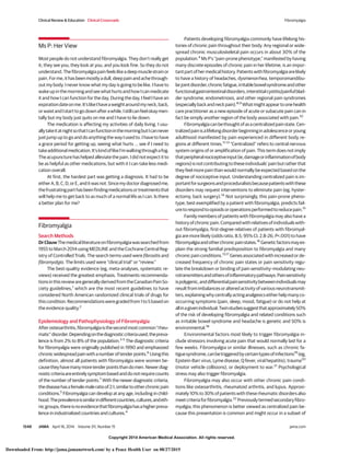 Fibromyalgia clinical review | PDF