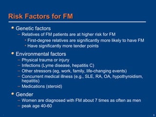 Fibromyalgia disease overview | PPT