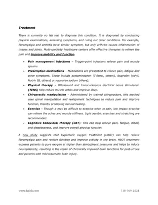 Fibromyalgia – Managing Pain and Other Symptoms | PDF