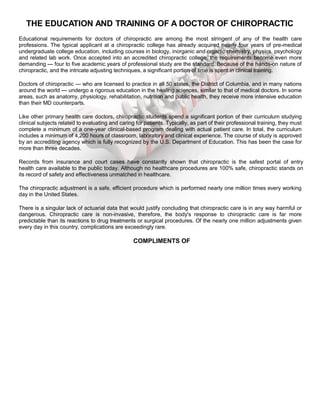 Fibromyalgia The Chiropractic approach.2017 | Physical Therapy | Wellness