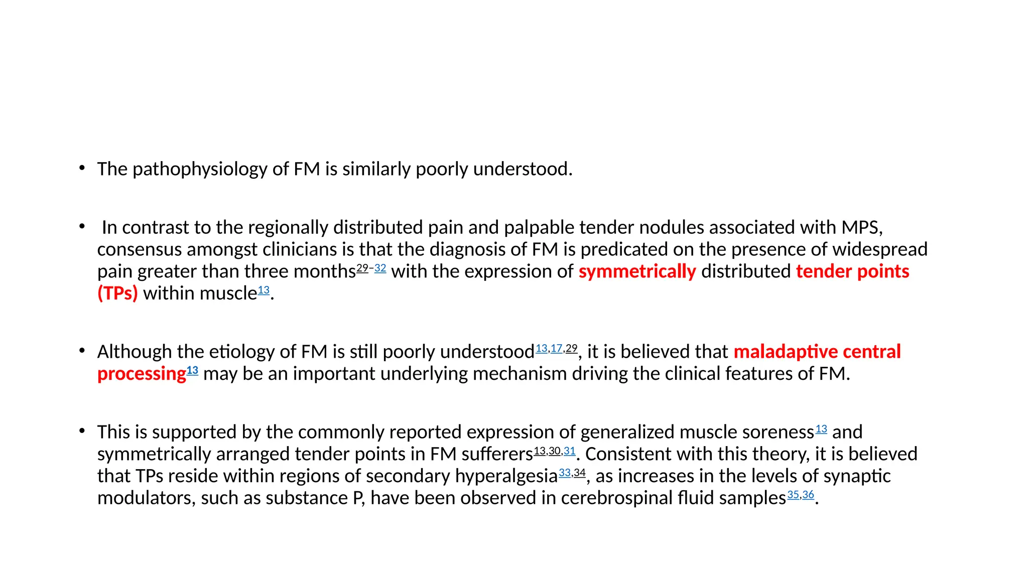 fibromyalgia versus myofascial pain syndrome mps trigger points .pptx