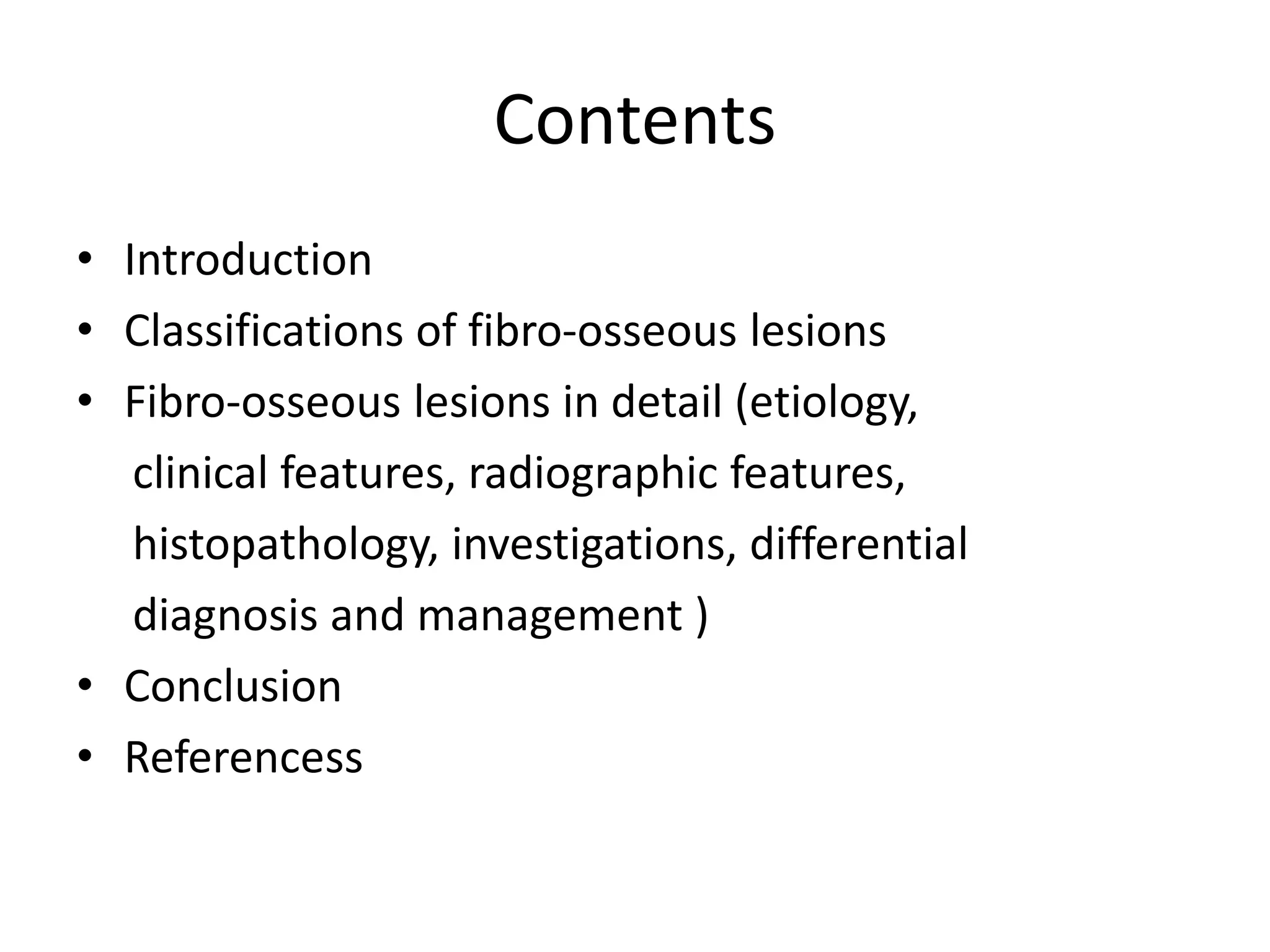 Fibroosseous lesions | PPTX