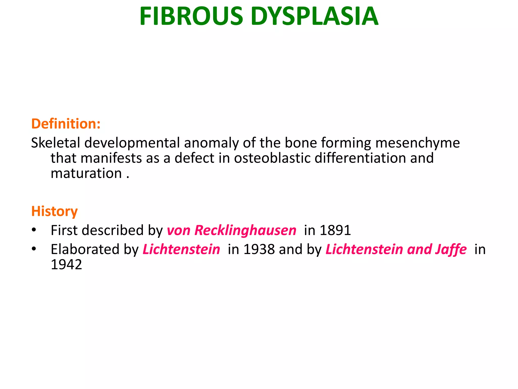 Fibroosseous lesions | PPTX