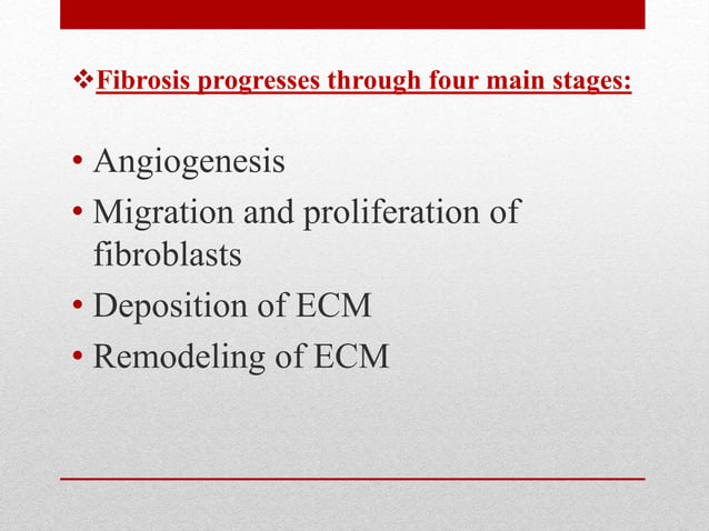 Fibrosis and scarring | PPTX
