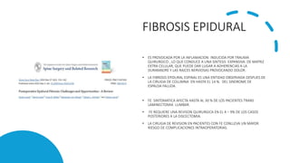 FIBROSIS EPIDURAL ARACNOIDITIS .pptx
