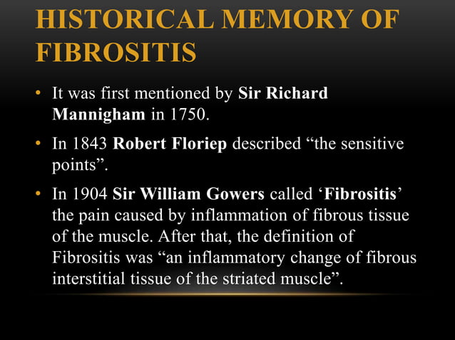 Fibrositis | PPTX