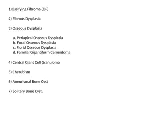 FIBROUS DYSPLASIA mu university.power point | PPTX