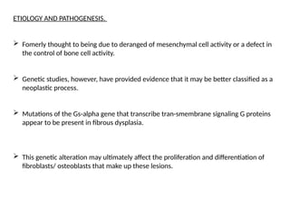 FIBROUS DYSPLASIA mu university.power point | PPTX
