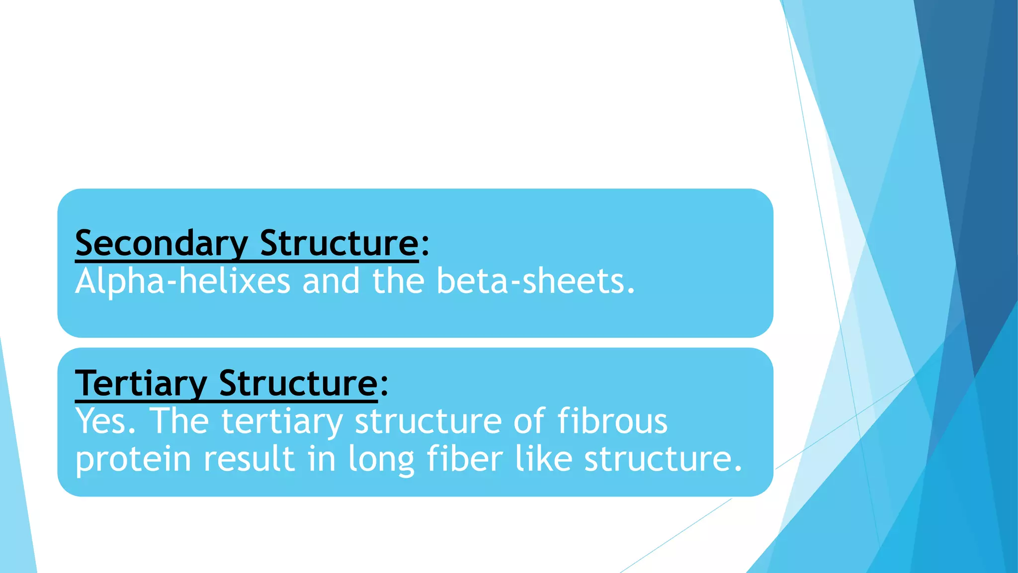 Fibrous proteins | PPTX