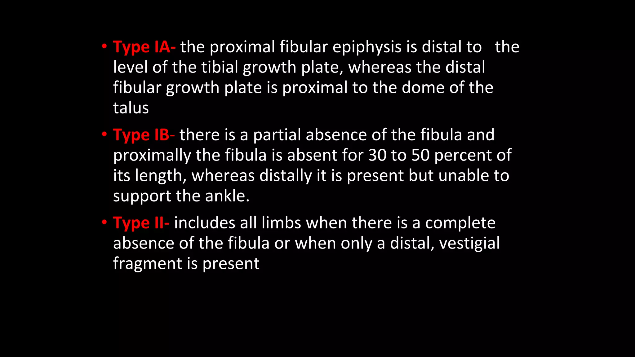 Fibular hemimelia | PPT