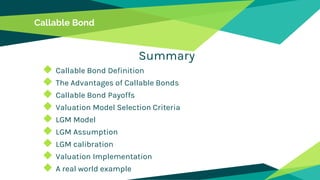 Valuing Callable Bond | PDF