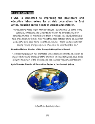 FICCS - 2014 End of Year Report - Kenya | PDF