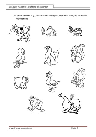 Ficha de-animales-salvajes-y-domesticos-para-primaria | DOCX