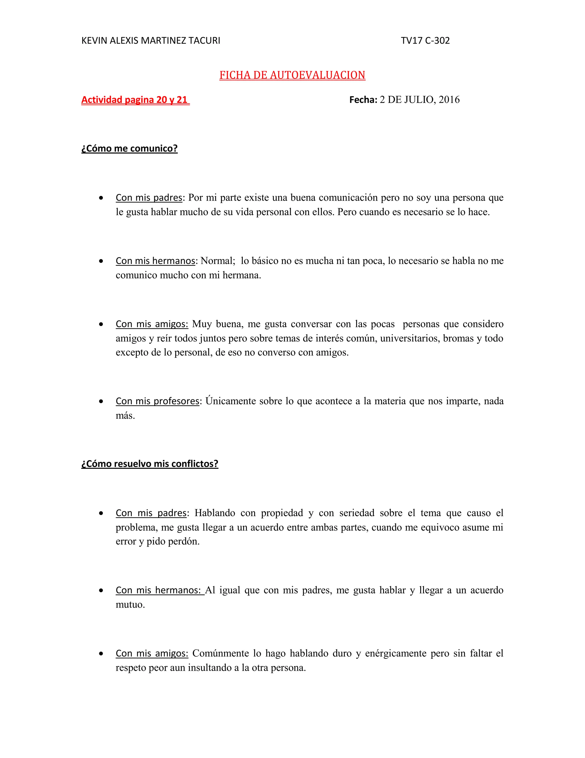 Ficha de-autoevaluacion | PDF