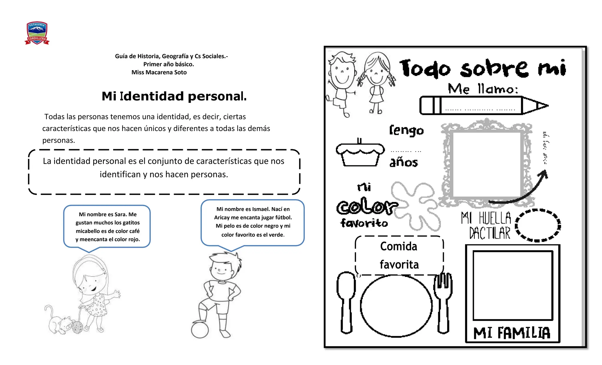 Ficha-Mi-Identidad-personal.documento his | PPT