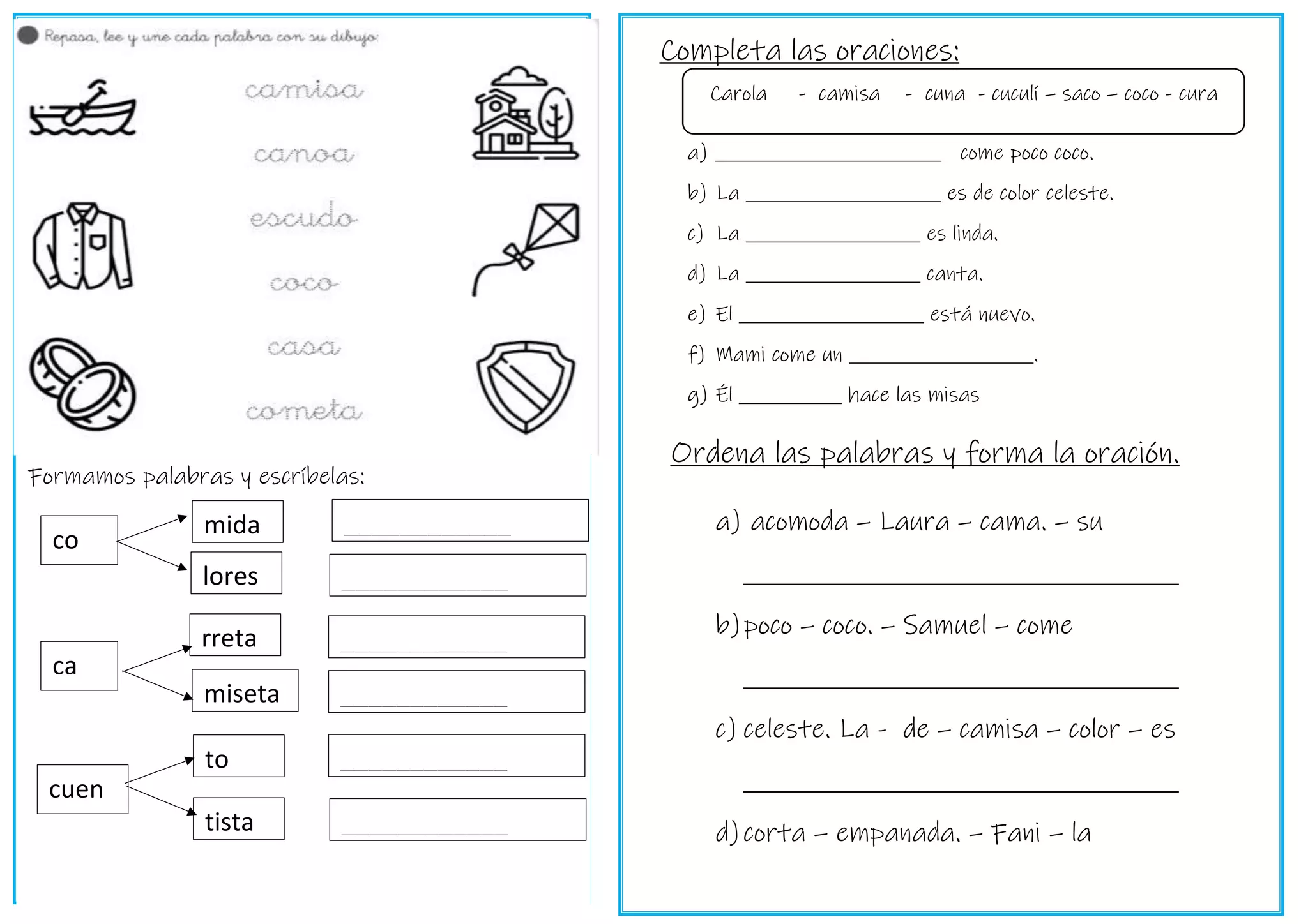 FICHA- palabras y oraciones con CA-CO-CU - 2.docx