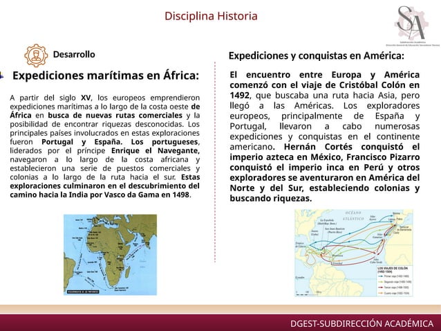 Ficha 1° Historia Expediciones marítimas y conquistas.pptx
