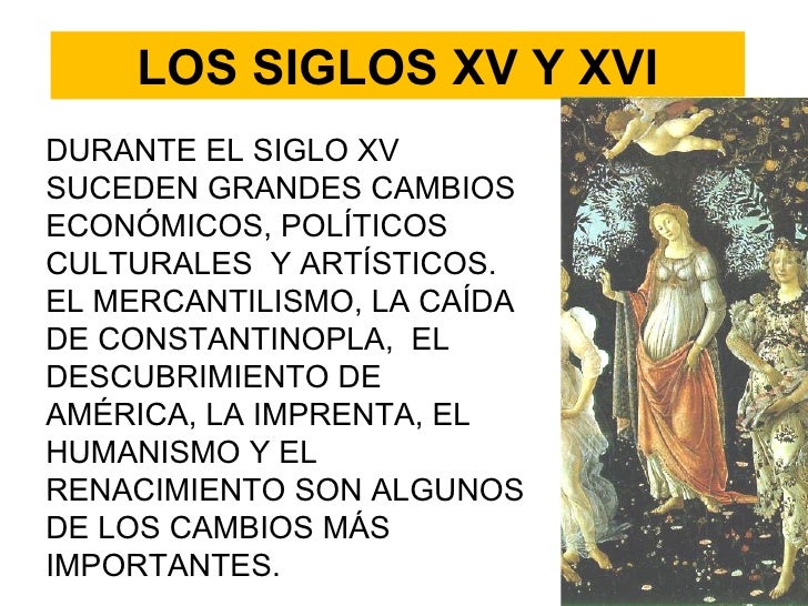 HISTORIA CULTURA Ficha 6. Edad Moderna (siglos XV y XVI)