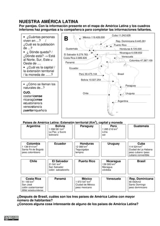 Ficha con mapa_nuestra_america_latina | PDF
