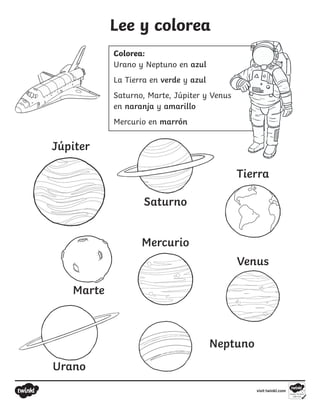Ficha de actividad Lee y colorea los planetas.pdf