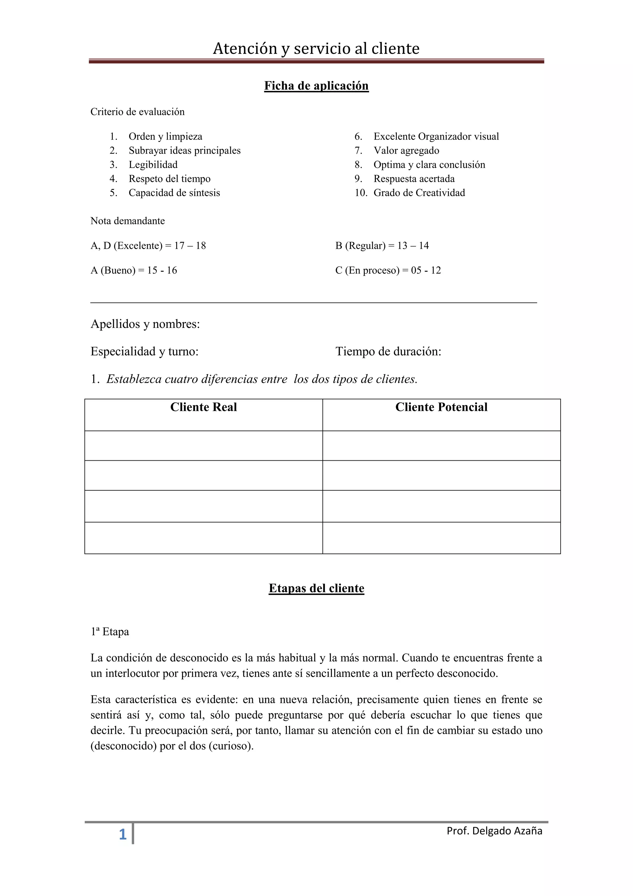 Ficha de aplicación clientes tipos_fidelizacion | DOCX | Malls ...