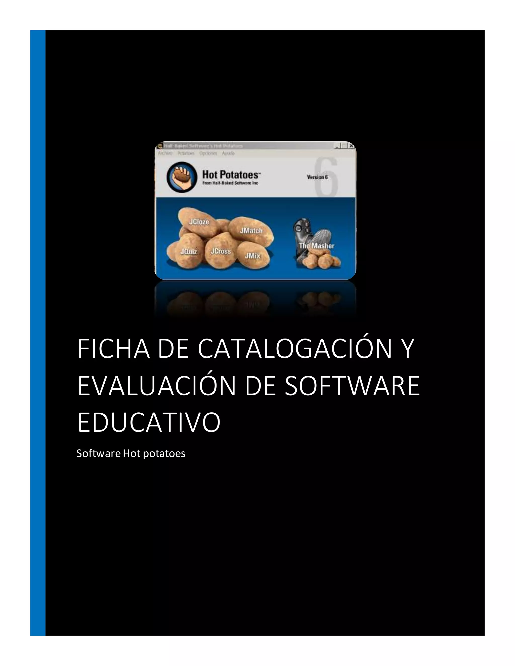 Ficha de catalogación y Evaluación de software educativo | DOCX | Computing | Technology & Computing