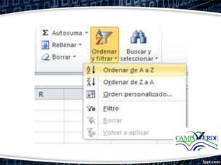Ficha de datos de excel | PPTX