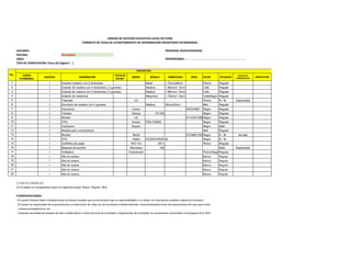 FICHA DE INVENTARIO PARA LAS INSTITUCIONES EDUCATIVAS | PDF