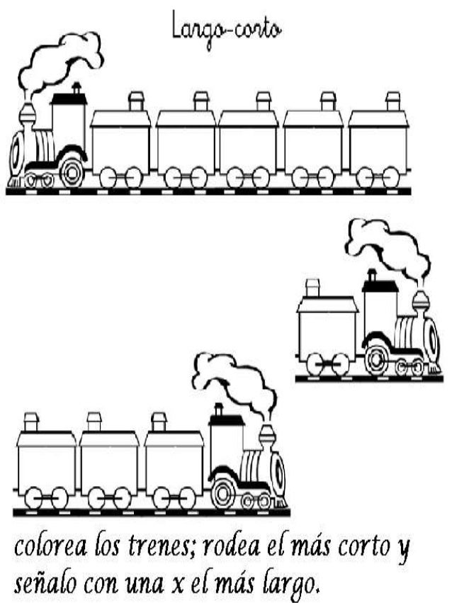 Largo Corto Para Colorear Sketch Coloring Page