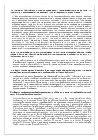Ficha de lectura Un viejo que leía novelas de amor | PDF