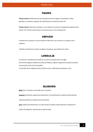 Ficha de lectura rebeldes | PDF