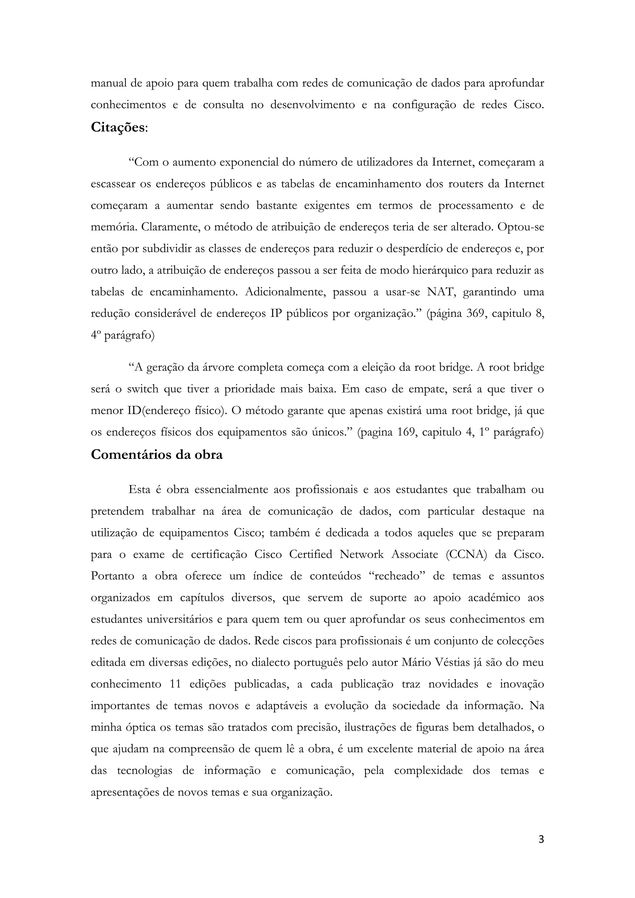 Ficha de leitura | DOCX | Computing | Technology & Computing