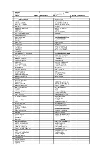 Ficha de rastreo | PDF