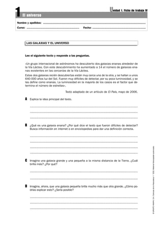 Ficha de trabajo | PDF