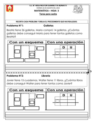 ficha de trabajo para mejorar en los tectos | PDF