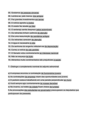 Ficha de trabalho-_complementos_nominais230820121512 | PDF