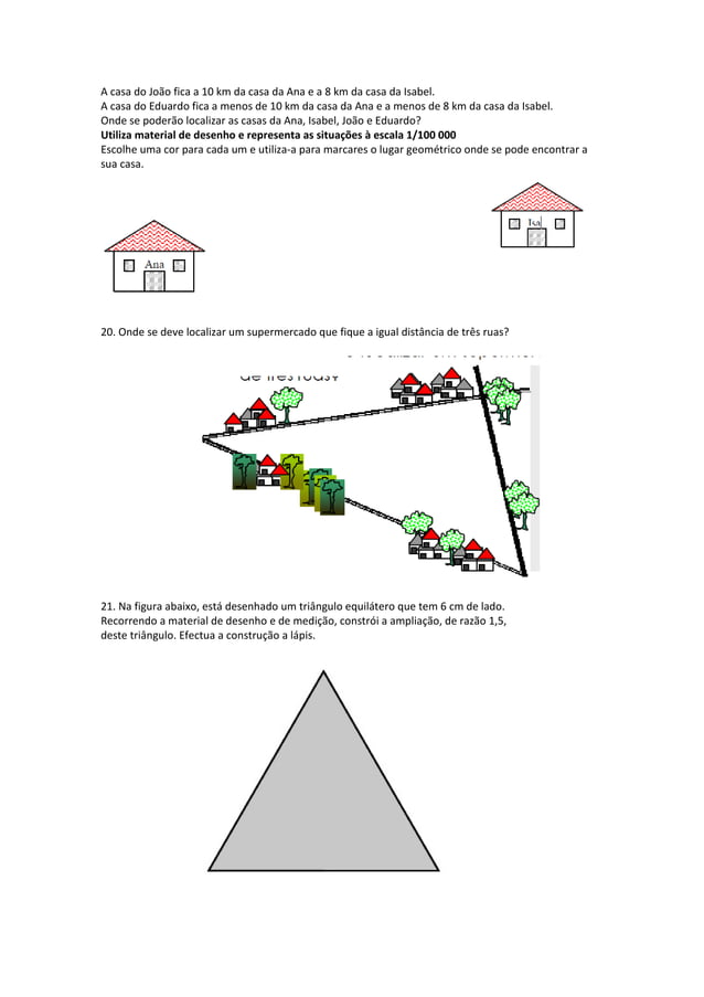 Ficha de trabalho lugares geométricos