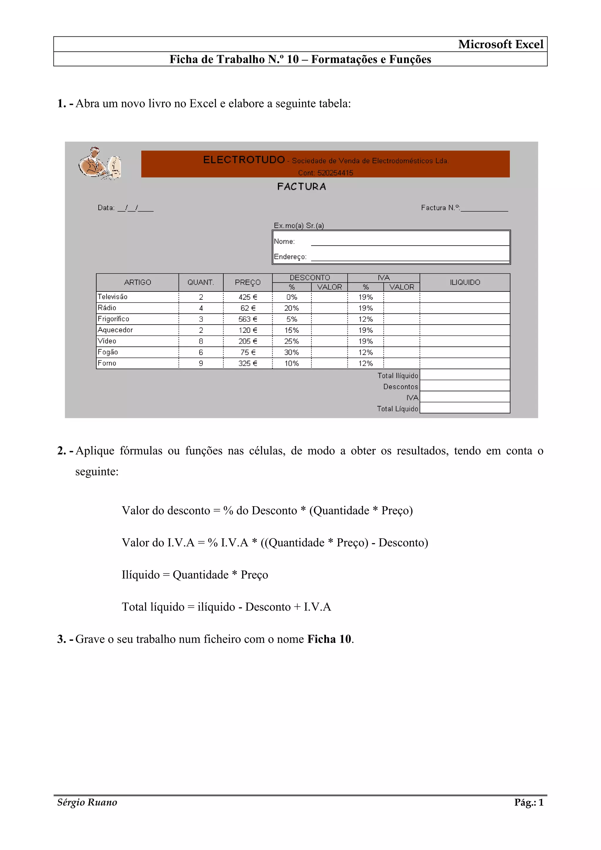 Ficha de Trabalho Nº 10- Excel.pdf