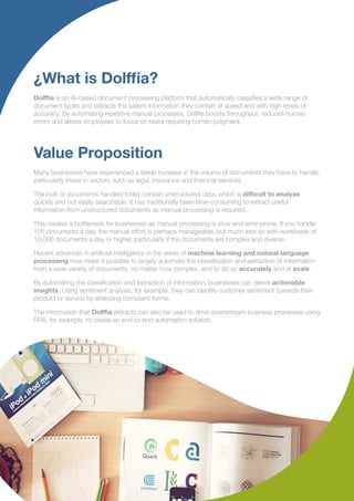 Dolffia - Unlocking unstructured data with NLP by everis | PDF