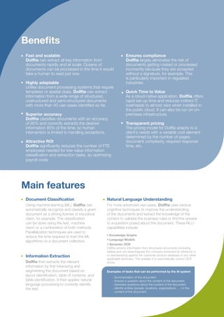 Dolffia - Unlocking unstructured data with NLP by everis | PDF