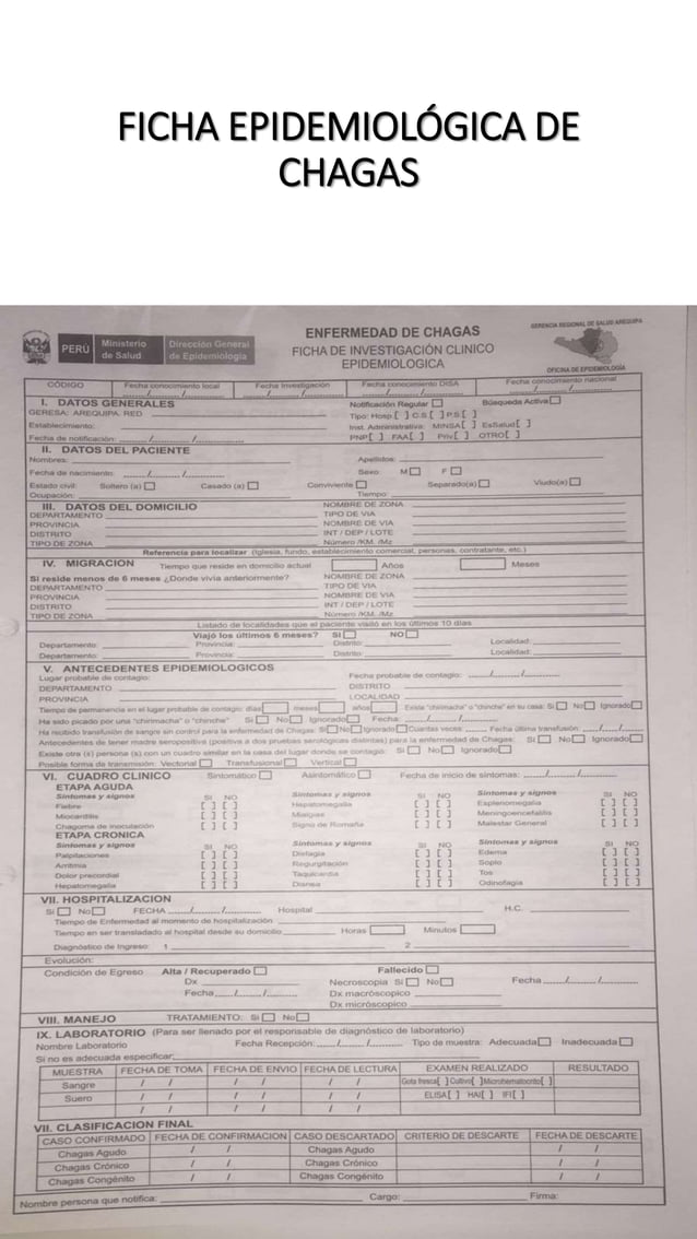 Ficha Epidemiológica De 10 Enfermedades Que Se Notifican Pdf