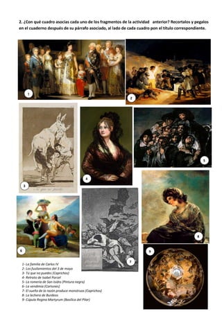 Ficha goya para clase | PDF