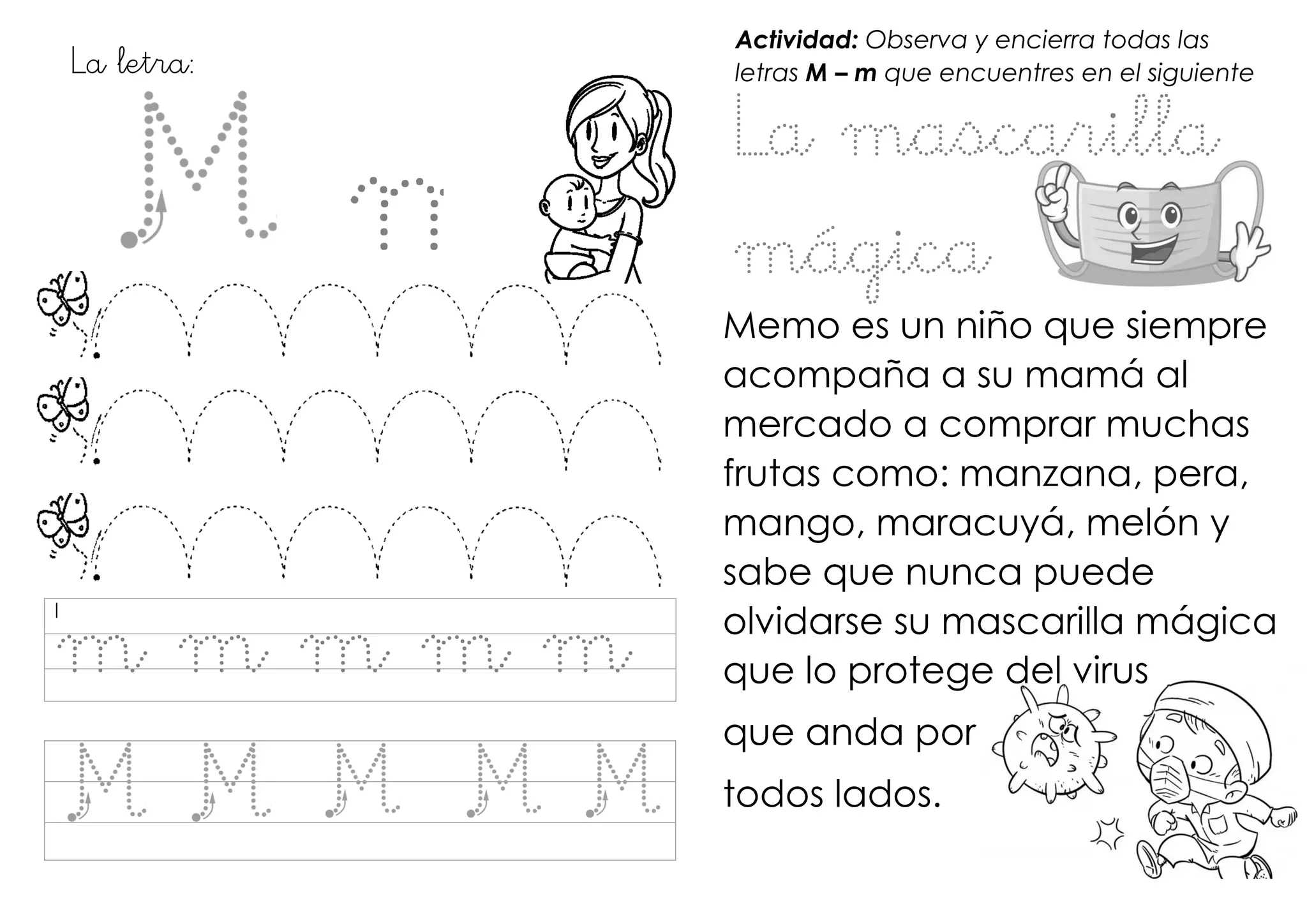 Ficha la letra M .pdf