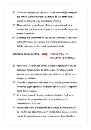 Ficha de lectura "La magia de leer" | PDF